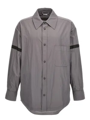 Thom Browne Snap Front' Overshirt - Gray