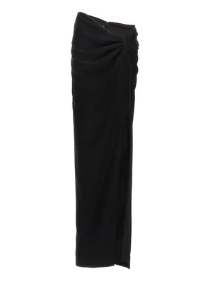 MONOT Torpedo' Long Skirt - Black