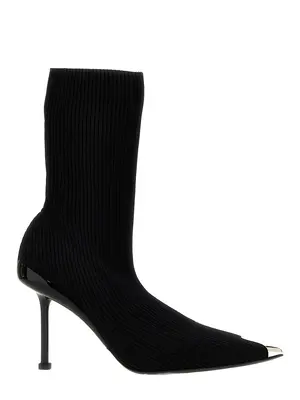 Alexander McQueen Slash' Ankle Boots - Black