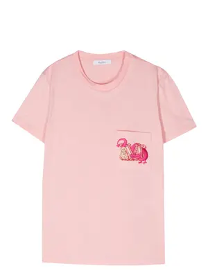 Max Mara Cotton T-shirt - Pink