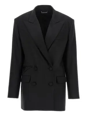 David Koma Tailored Tuxedo' Blazer - Black