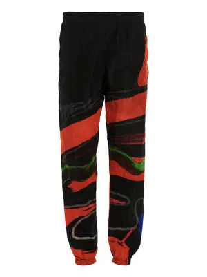Moschino Print Joggers - Black