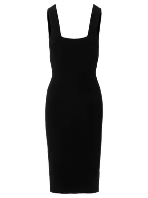 Wardrobe.NYC Knit Midi Dress - Black