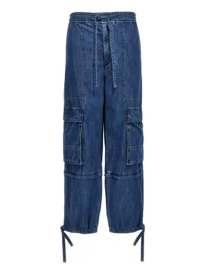 MARANT ETOILE Ivy' Cargo Jeans - Blue