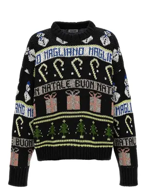 MAGLIANO Buone Feste' Sweater - Black