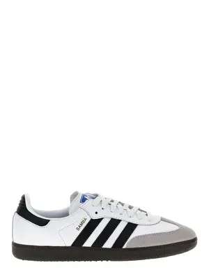 Adidas Originals By Alexander Wang Samba Og Sneakers - White/black