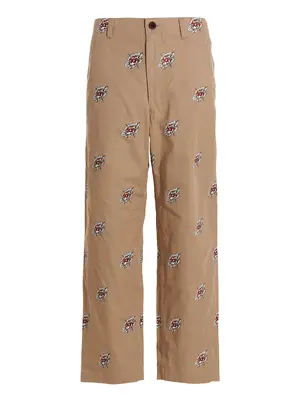 Junya Watanabe Pop Roy Lichtenstein' Pants - Beige