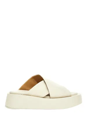 Marsèll Flat Slides - White