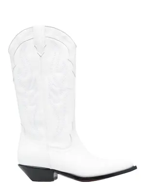 SONORA Santa Fe Leather Western Boots - White