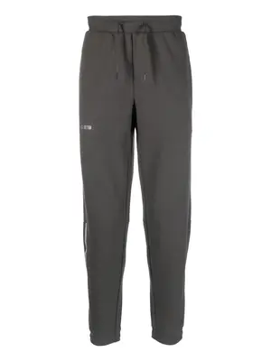 EA7 Logo Cotton Blend Sweatpants - Grey