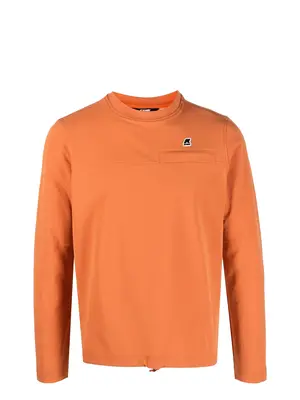 K-WAY Logo Crewneck Sweatshirt - Orange