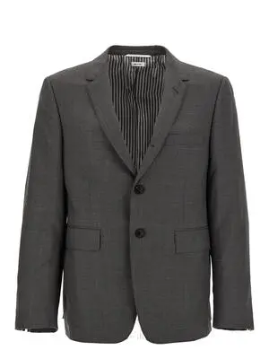 Thom Browne Classic Sport Coat Blazer - Gray
