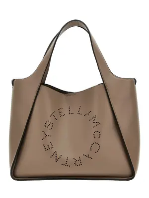 Stella McCartney Logo Stella Shopper - Beige