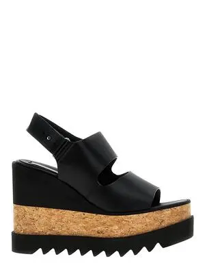 Stella McCartney Sneak-elyse Sandals - Black