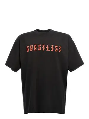 44 LABEL Guestlist' T Shirt - Black