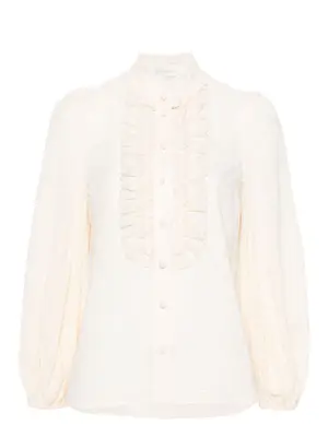 Zimmermann Cotton Blouse - Beige