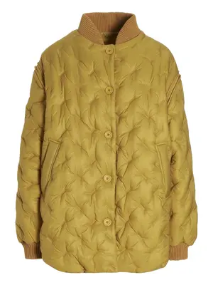 SHERPA Gang' Reversible Bomber Jacket - Yellow