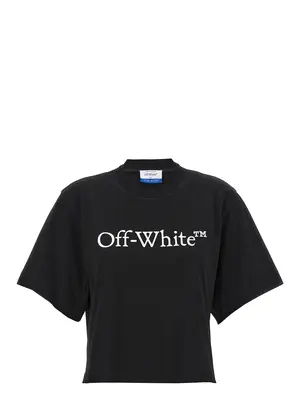 Off White Logo T-shirt - Black