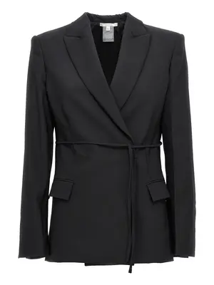 NENSI DOJAKA Double-breasted Blazer - Black