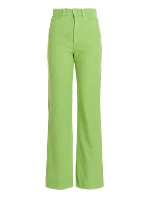 WANDLER Rose Corduroy Pants - Green