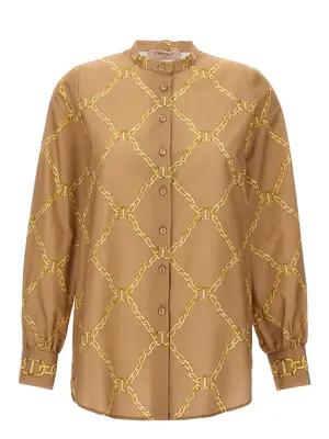 Twin-set Printed Shirt - Beige