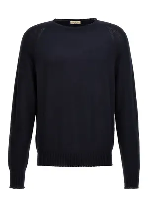 MA'RY'YA Crew Neck Sweater - Blue