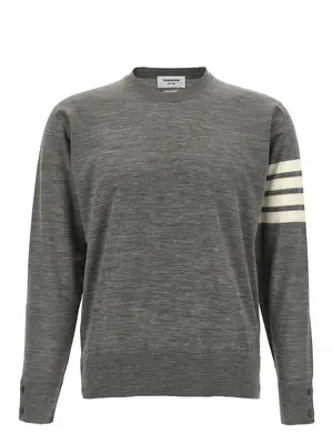 Thom Browne 4-bar Sweater - Gray