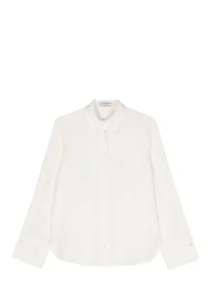 Alberto Biani Slim-fit Cady Shirt - White