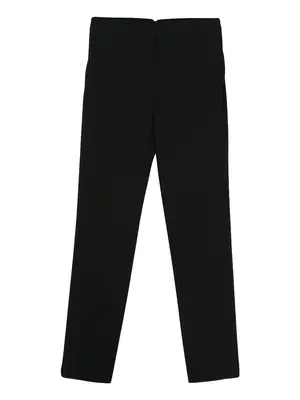 Ami Wool Cigarette Trousers - Black