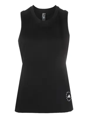 Adidas By Stella McCartney Logo Sporty Tank Top - Black