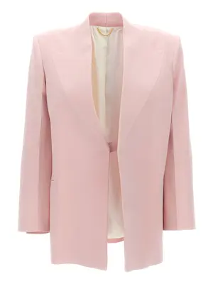 Victoria Beckham Single-breasted Blazer - Pink