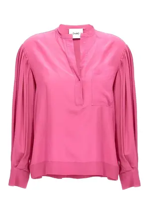 NUDE Silk Blouse - Pink
