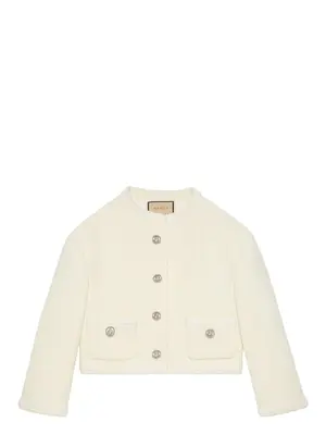 Gucci Tweed Jacket - White