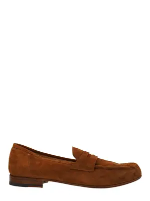 LIDFORT Velvet Loafers - Brown