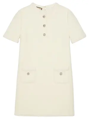 GUCCI CRUISE Gucci Wool Tweed Mini Dress