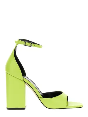 Paris Texas Fiona Leather Sandals - Green