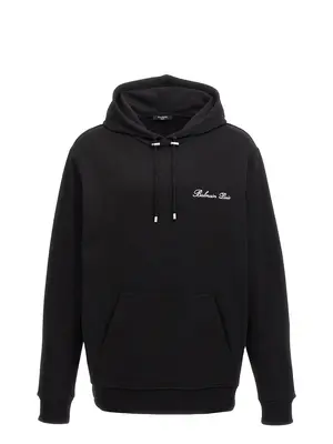 Balmain Signature Hoodie - Black