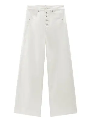 Woolrich Wide Leg Denim Jeans - White