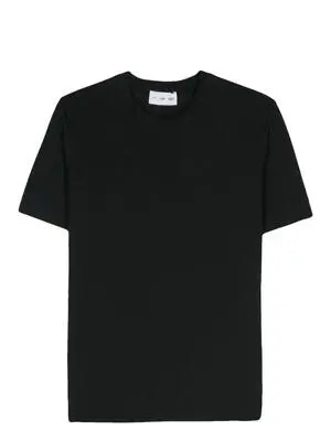 POST ARCHIVE FACTION (PAF) Logo Cotton Blend T Shirt - Black