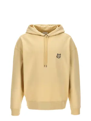 Maison Kitsuné Bold Fox Head Hoodie - Beige