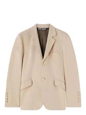 Palm Angels Viscose Blazer - Beige
