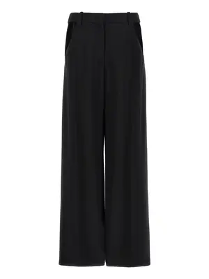 MUGLER Cut-out' Trousers - Black