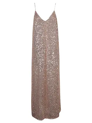 THE NINA STUDIO Afrodite Sequined Dress - Golden