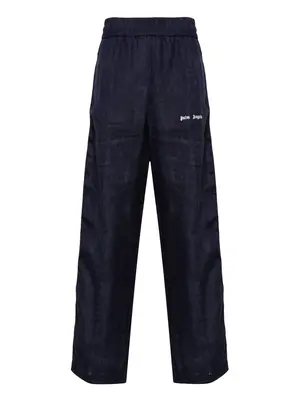 Palm Angels Logo Track Pants - Blue