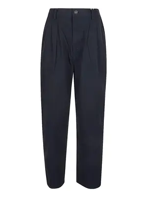 SARAHWEAR Cotton Trousers - Blue
