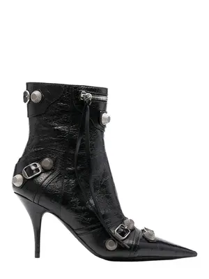 Balenciaga Le Cagole Ankle Boots - Black