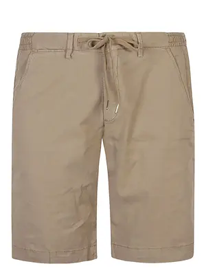 BRIGLIA Drawstring Shorts - Dove Grey