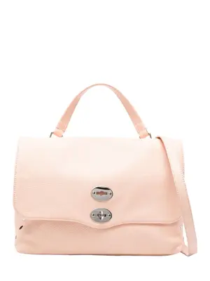ZANELLATO Postina M Daily Leather Handbag - Powder