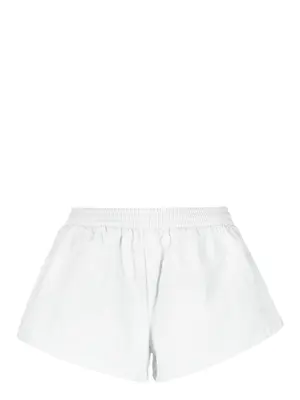 Balenciaga Flared Cotton Shorts - White