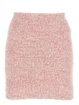 Balenciaga Tweed Skirt - Pink